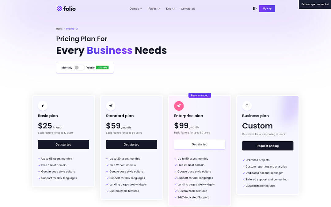 Folio - React Multipurpose Template
